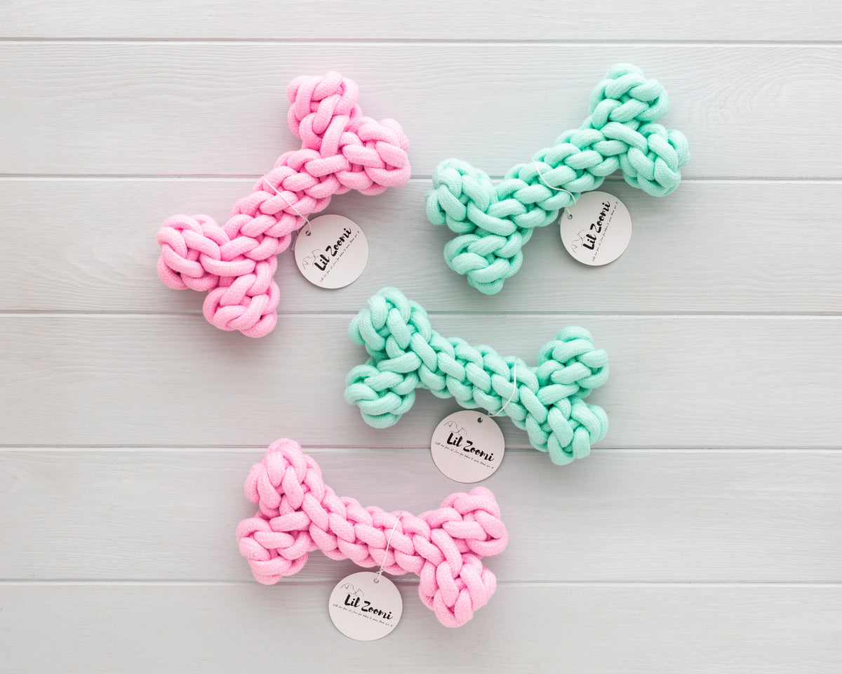 Rope Bone Dog Toy – Lil Zoomi